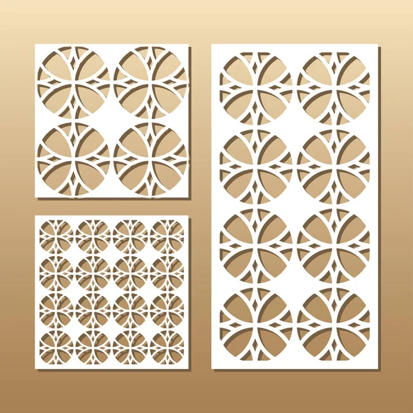 Geometric laser cutting Stock Vector Image by ©midonova.tamara #143724725