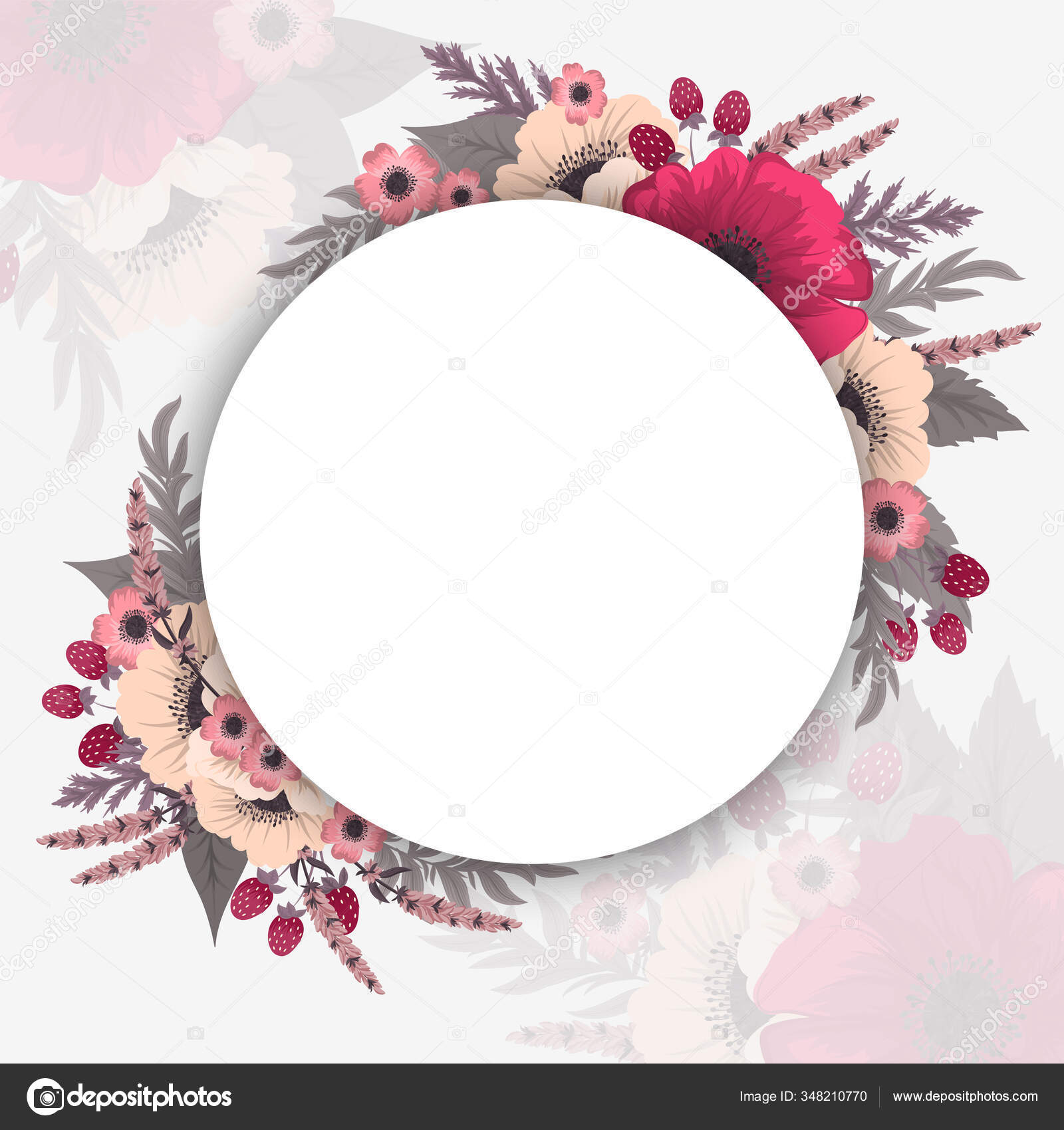 Floral Background Flower Border Stock Vector Image by ©Doodle_flower ...