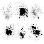 Set of ink splash Stock Vector Image by ©bananUlya #138995842