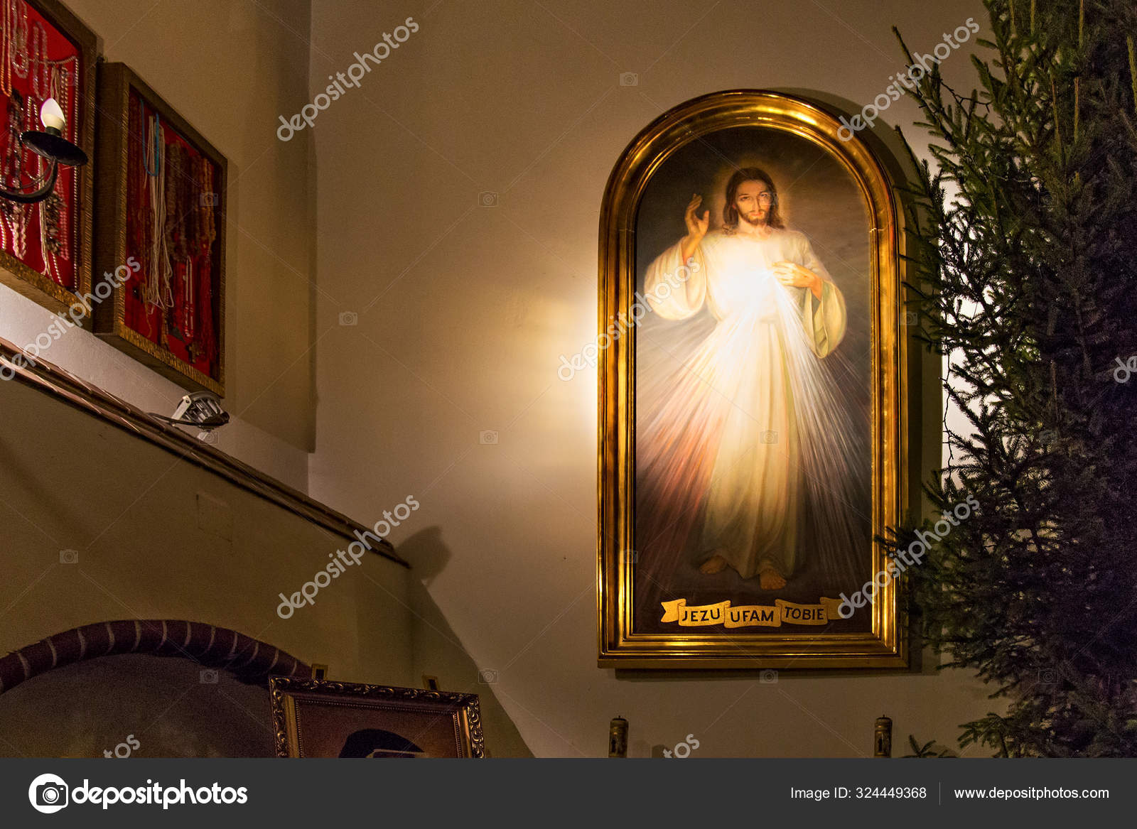The venerated image of Jesus Christ and Divine Mercy in the Garrison ...