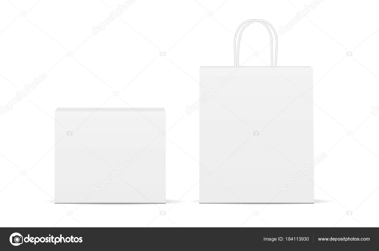 Rectangular box and bag Stock Vector Image by ©EvgeniyZimin #184113930