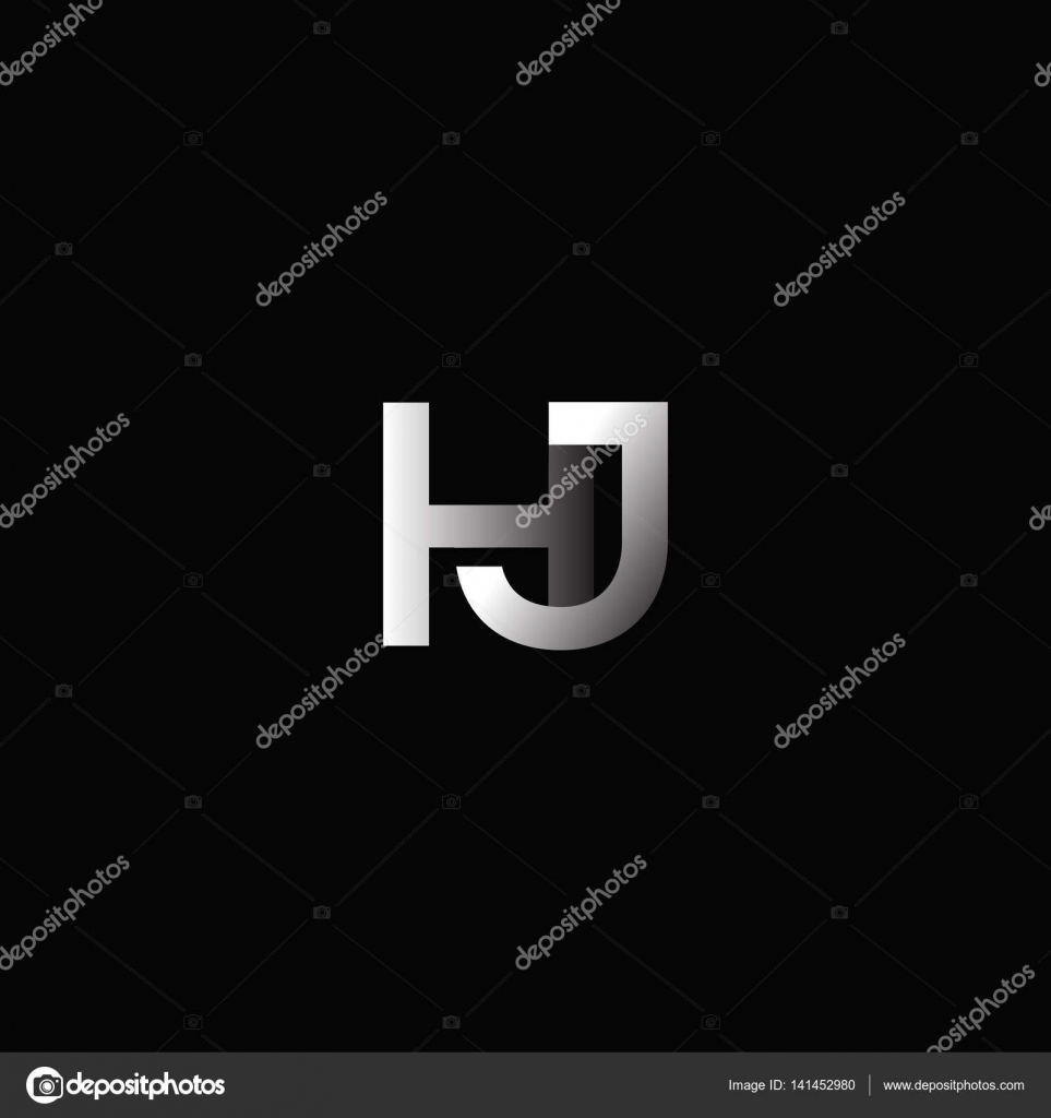 Corporate logo with joint letters Hj Stock Vector by ©deepzdzyn 141452980