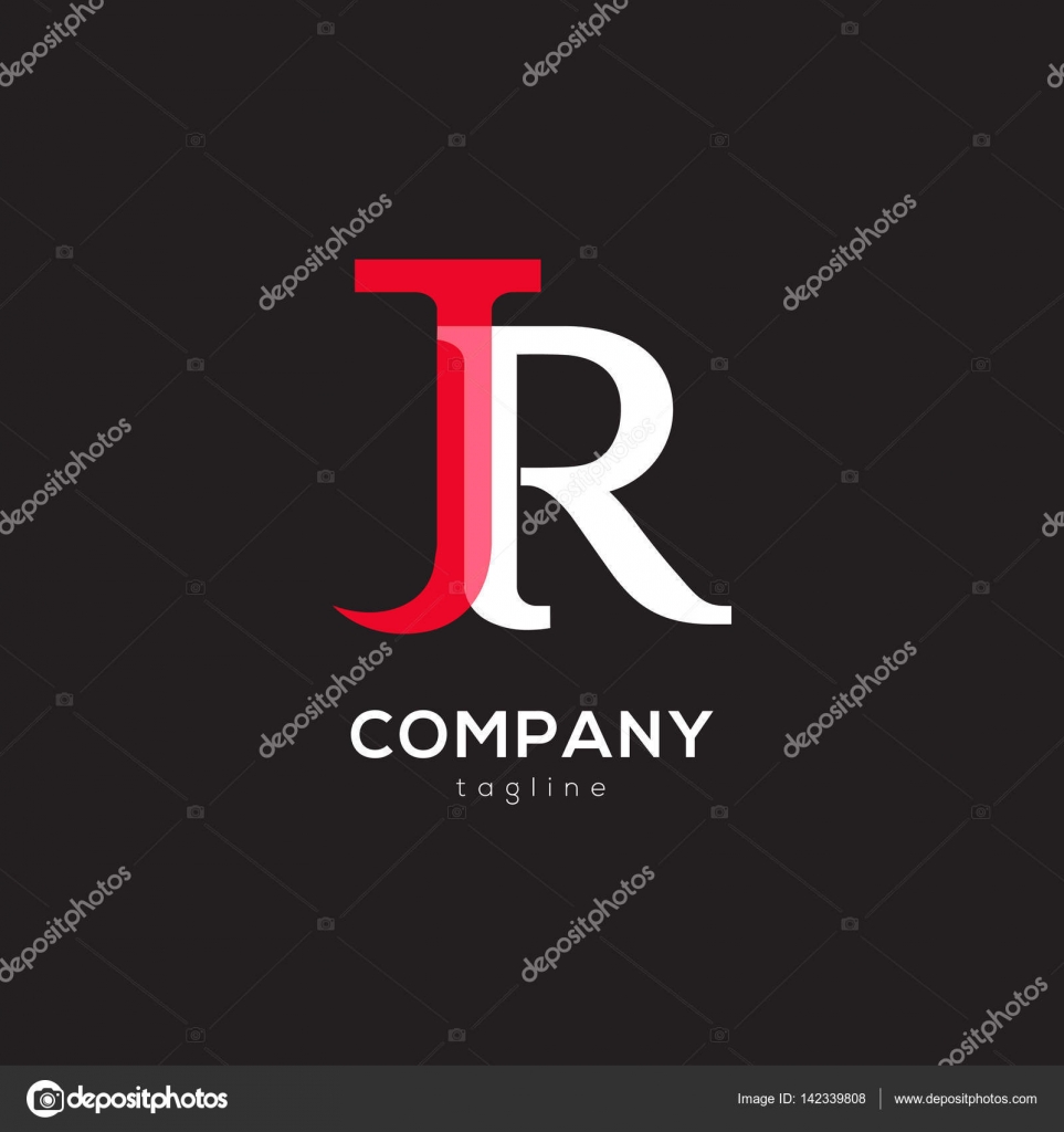 Connected logo with letters JR Stock Vector by ©deepzdzyn 142339808