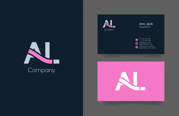 Al plantilla de logotipo inicial imágenes de stock de arte vectorial ...