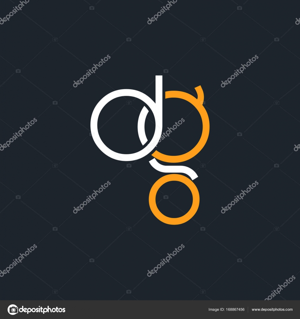 Round digit letter Dg Stock Vector by ©deepzdzyn 168867456