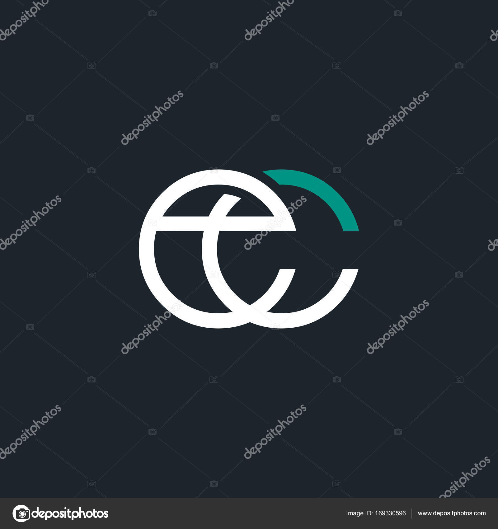 Round digit letters EC Stock Vector Image by ©deepzdzyn #169330596