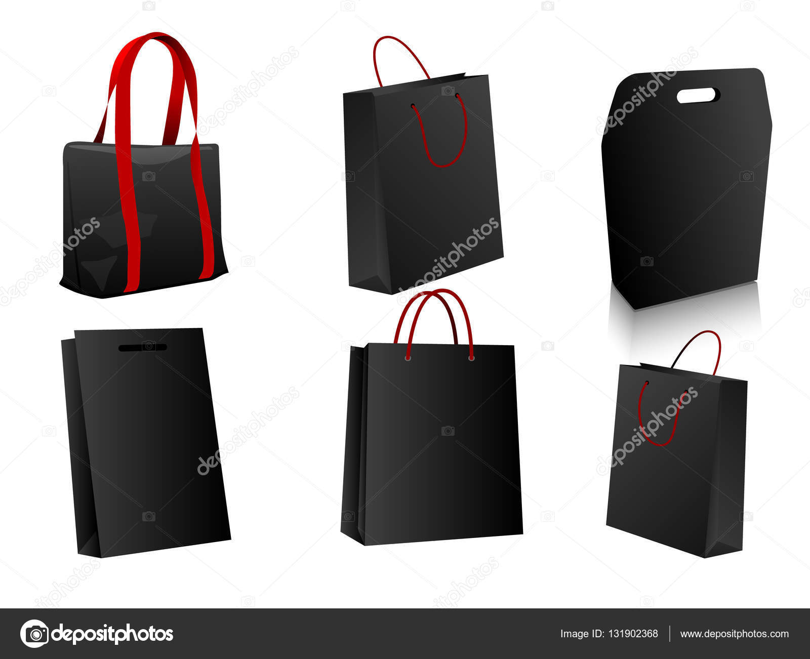 Black bag vector Stock Vector by ©YuliaShlyahova 131902368