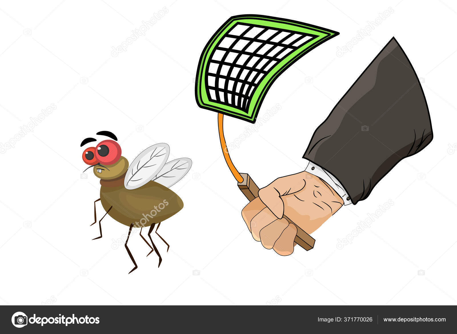 Cartoon Fly Swatter