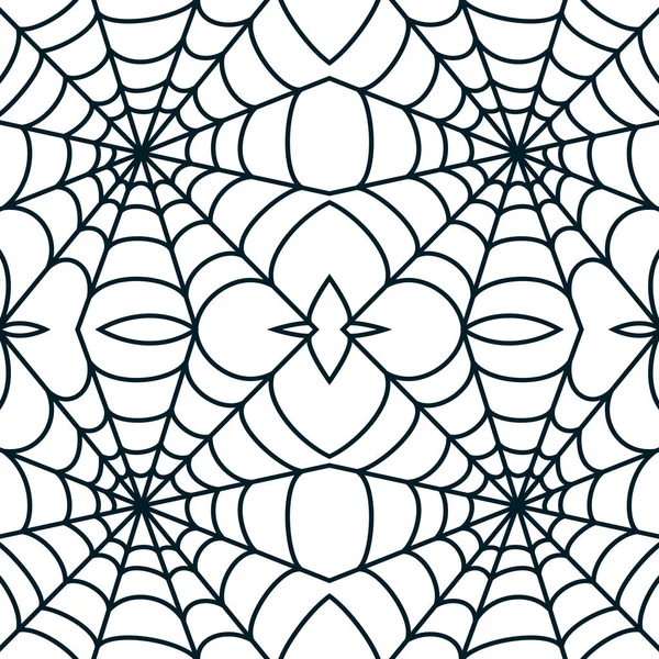 seamless pattern of spider webs - Stock Image - Everypixel