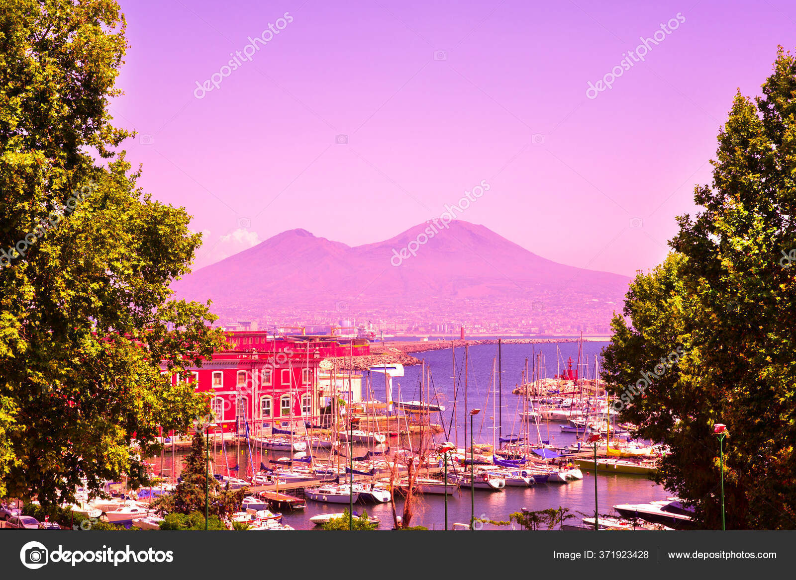 Napoli Bay Naples Bay Vesuvius Volcano Beautifull Seascape Beautiful ...