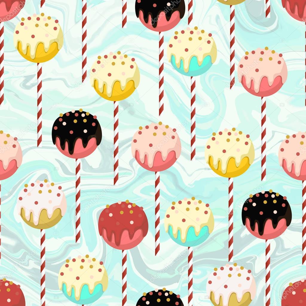 Candy seamless pattern — Stock Vector © larissa-s #129976948