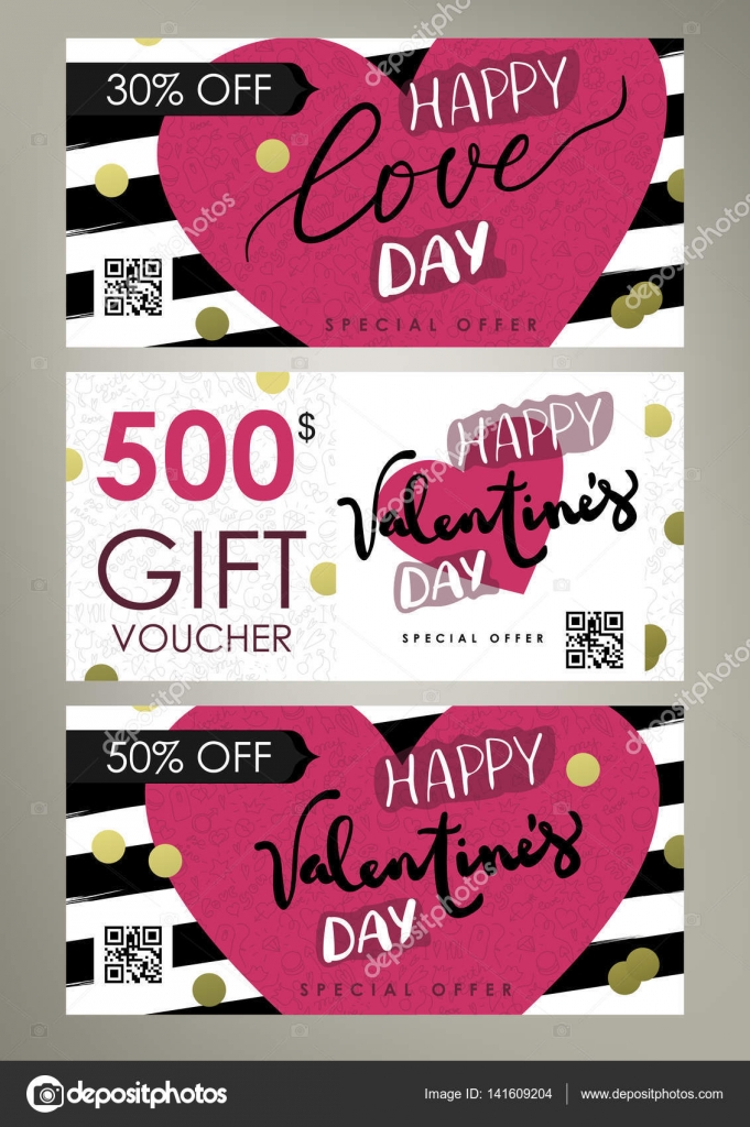 Valentines day card template Stock Vector Image by ©larissa-s #141609204