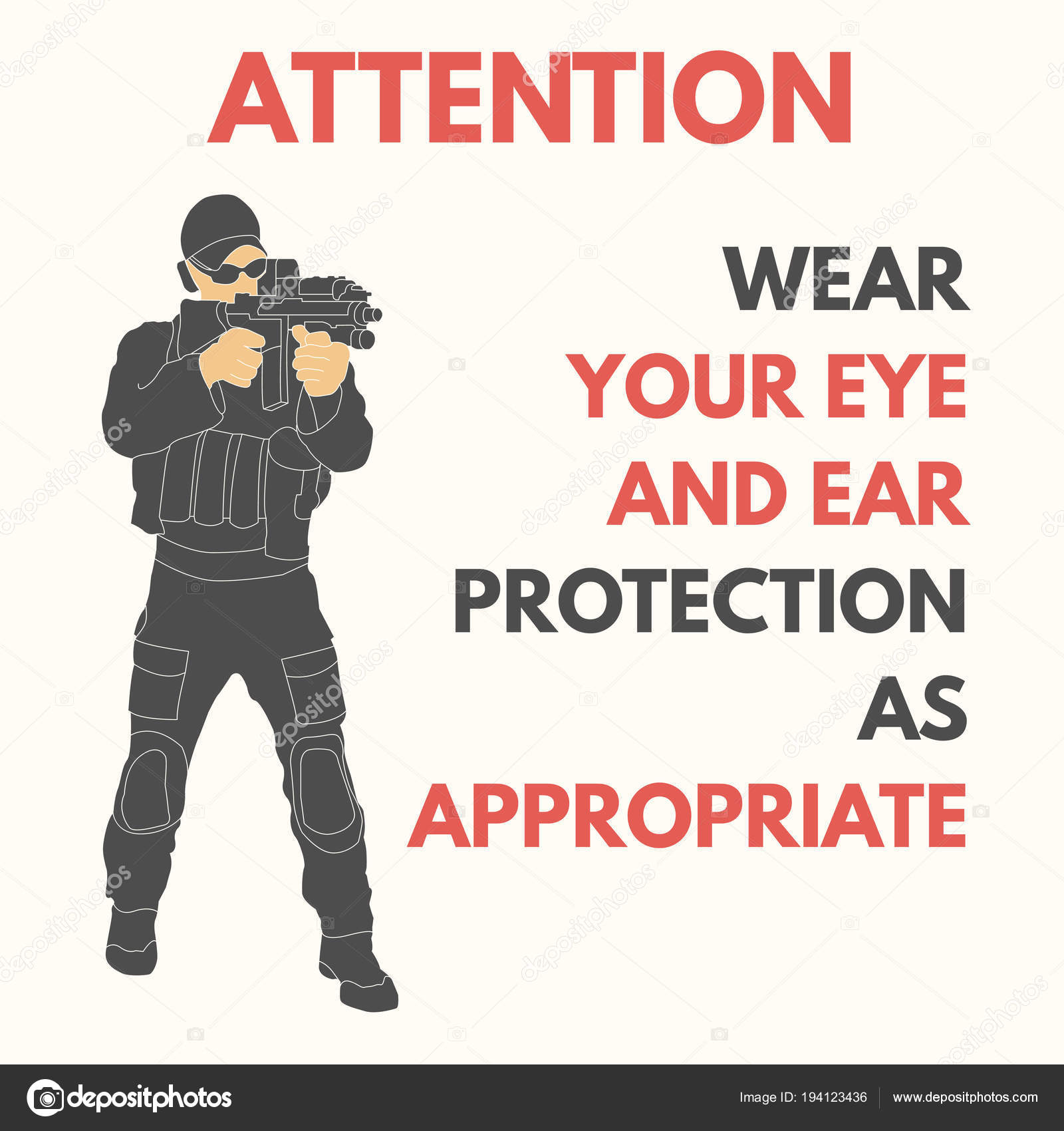 Practical shooting safety rules Stock Vector Image by ©solovevalex ...