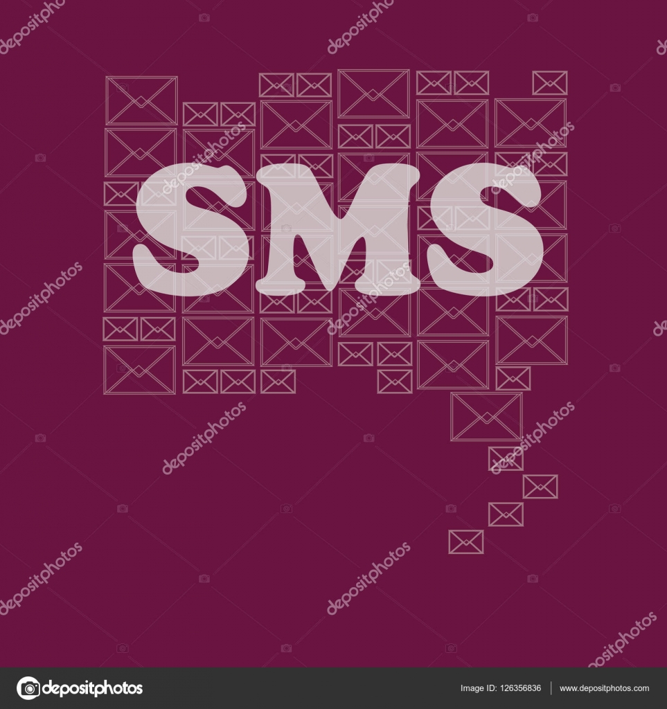 SMS icon illustration. Communication Speech Bubble - Communication ...
