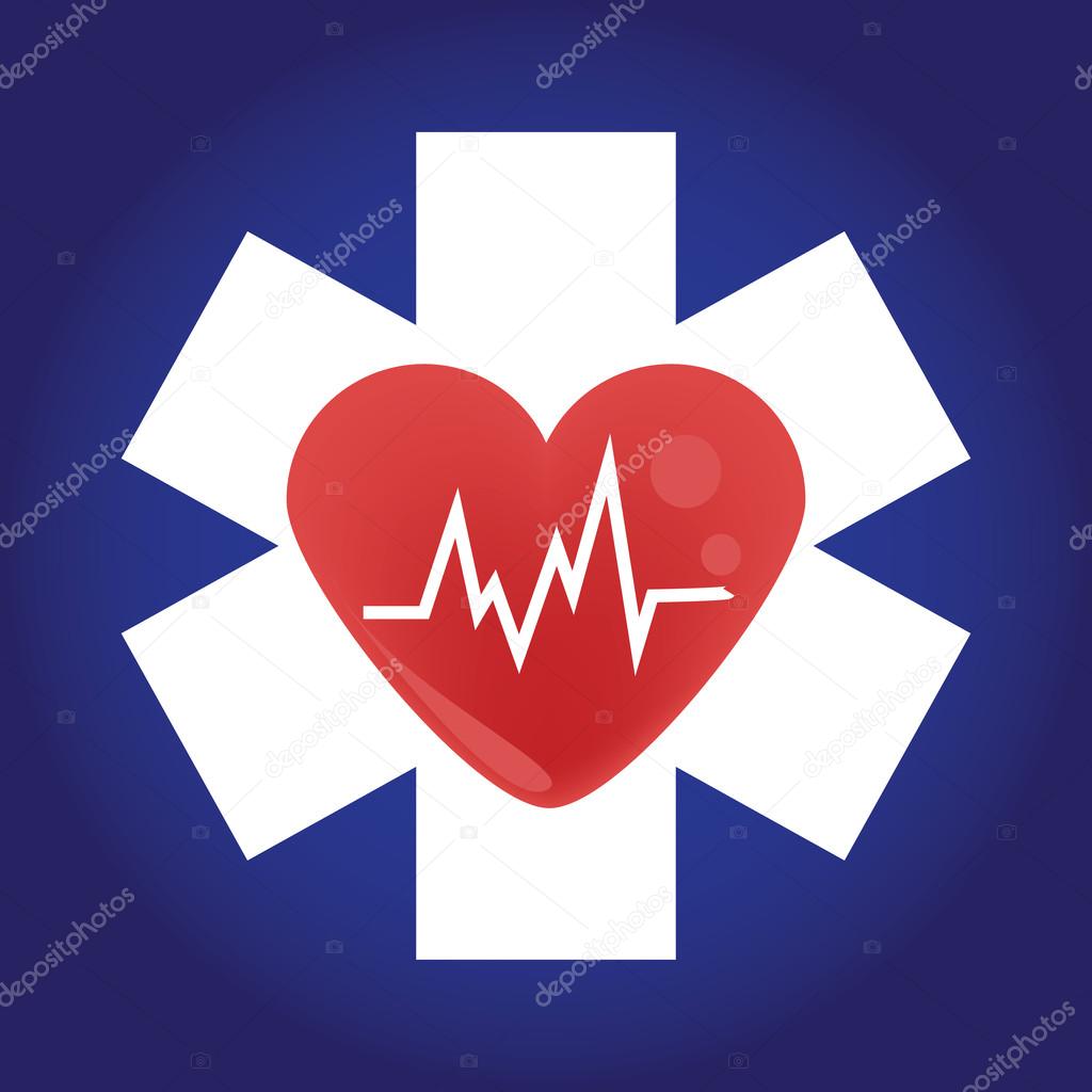 Cardiogram design elements. Cardiogram lines of healthy heart Stock ...