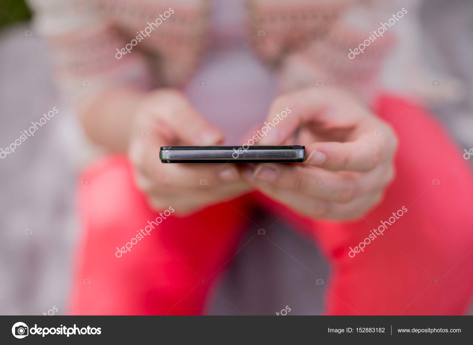 Checking her messages — Stock Photo © dragana.stock@gmail.com #152883182