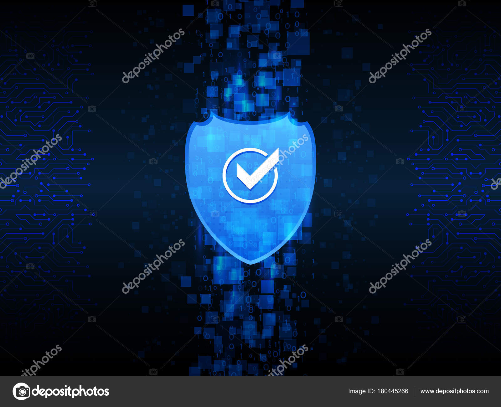 Security shield concept. Internet security. Vector illustration Stock ...