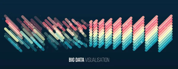 Big Data Visualization Information Analytics Concept Abstract Stream Information Circles Stock ...