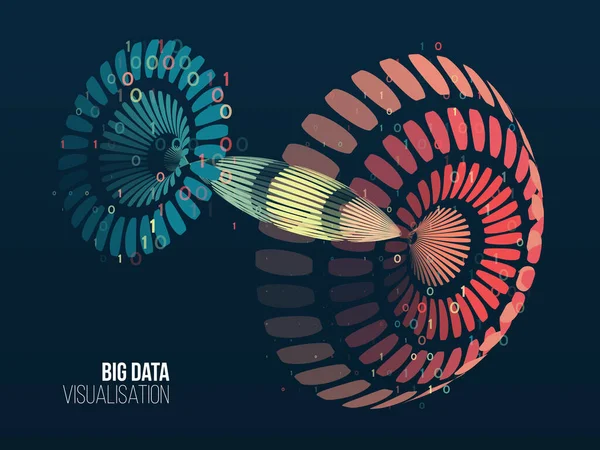 Connection structure. Data array visual concept. Big data connection complex. Stock Vector Image ...