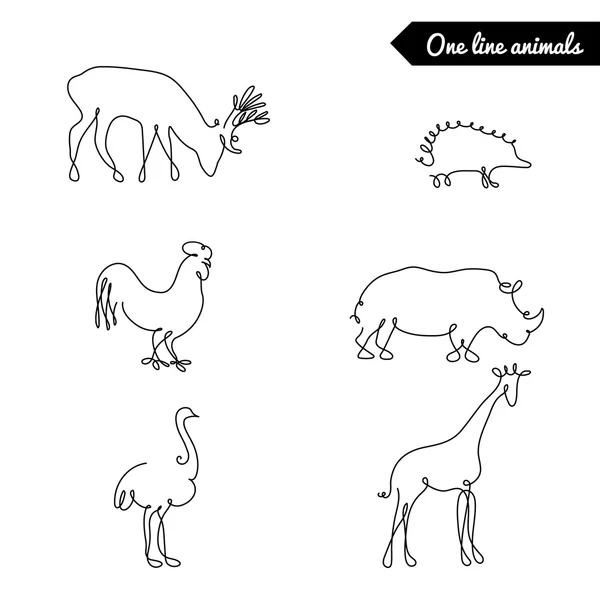 10,319,519 Animals line art Vector Images | Depositphotos