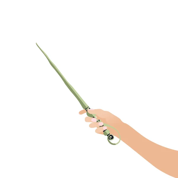 Wizard Hand Some Wand Drawing