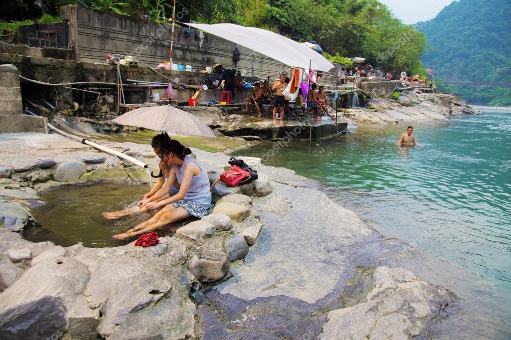 Hot spring village in Taiwan – Stock Editorial Photo © asiastock #125913194