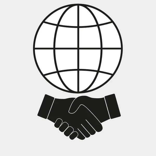 Globe hand logo Stock Vector Image by ©magagraphics #10112335