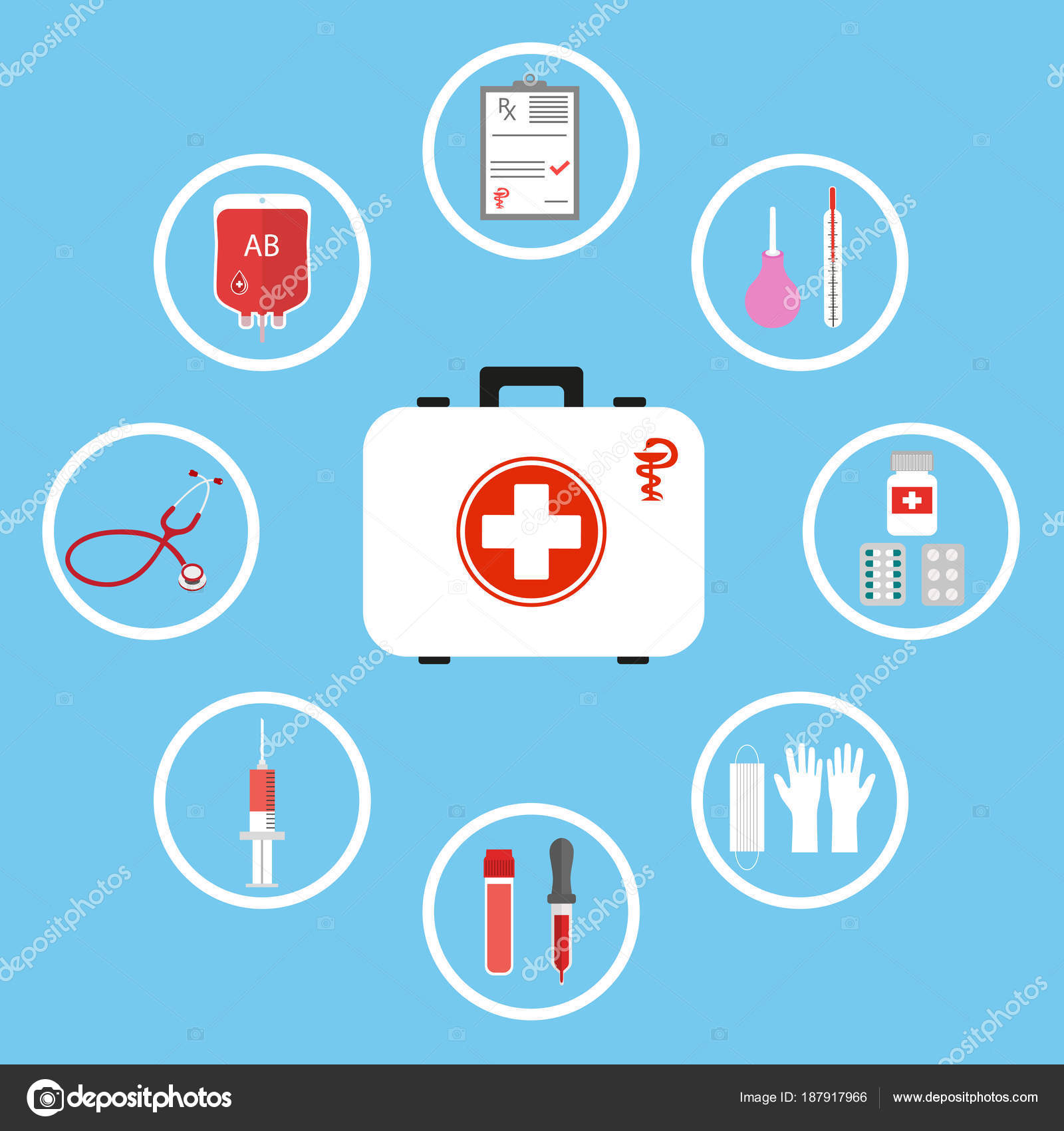 First Aid Background Design