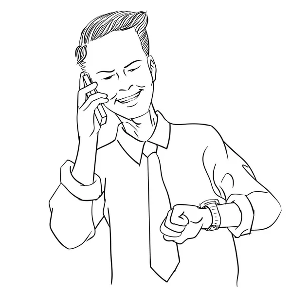 Making phone call Vector Art Stock Images | Depositphotos