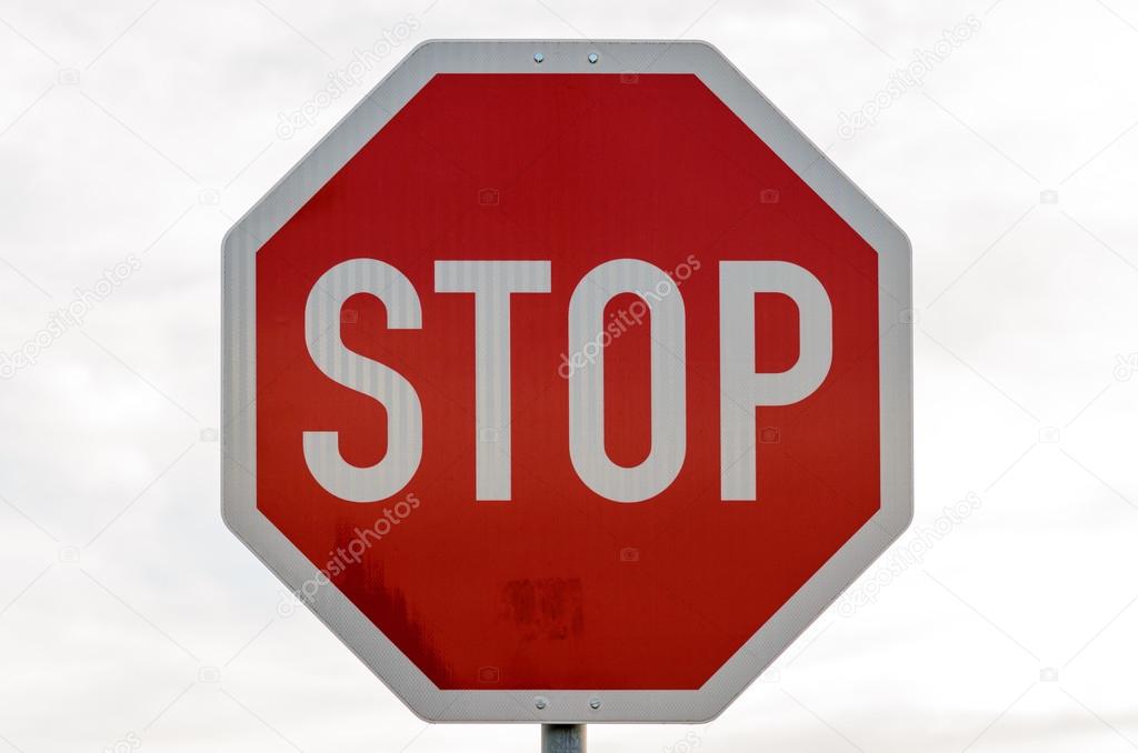 Red stop sign outdoors — Stock Photo © info.michaelheim-photographer ...
