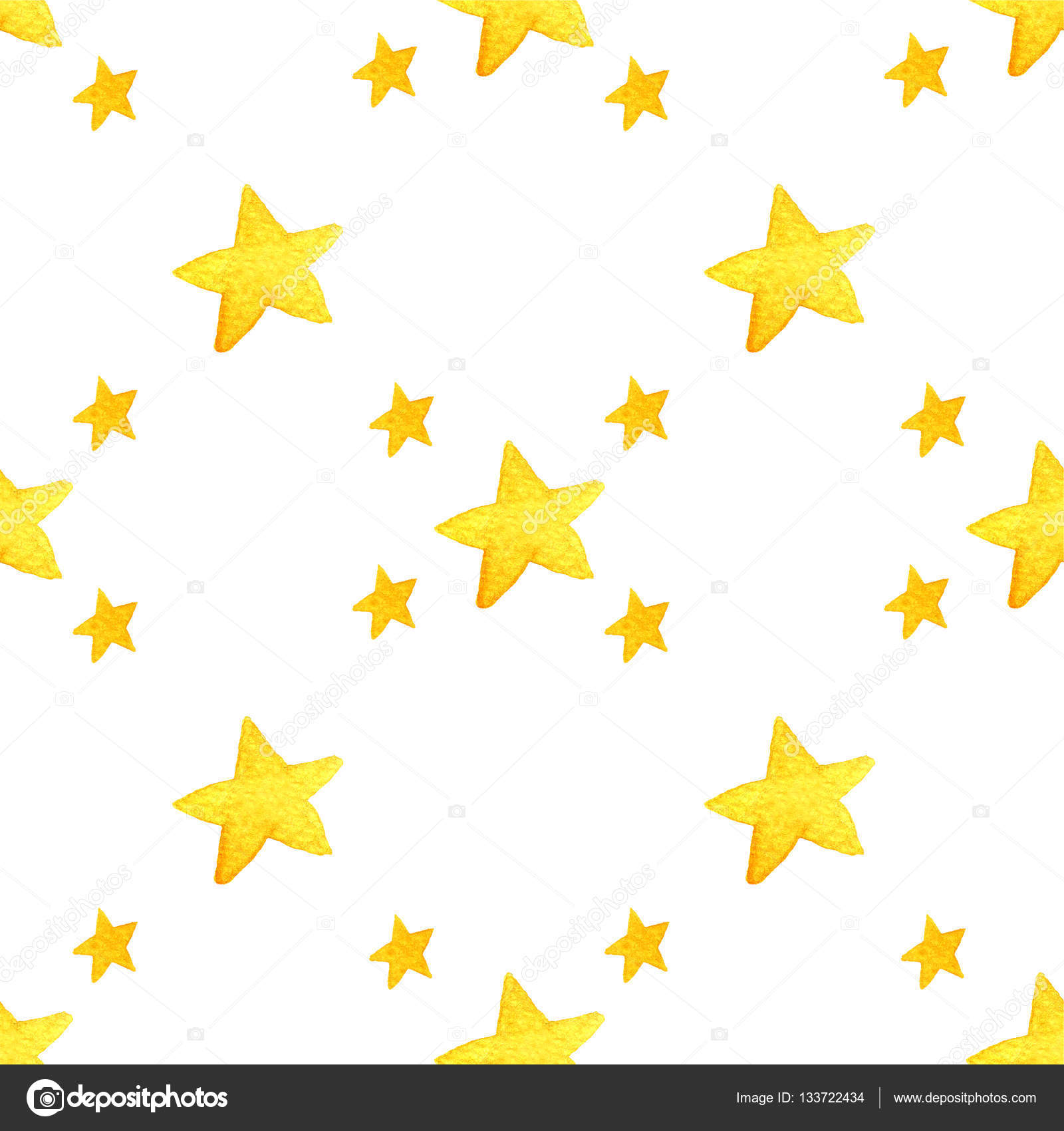 Gele Sterren Achtergrond