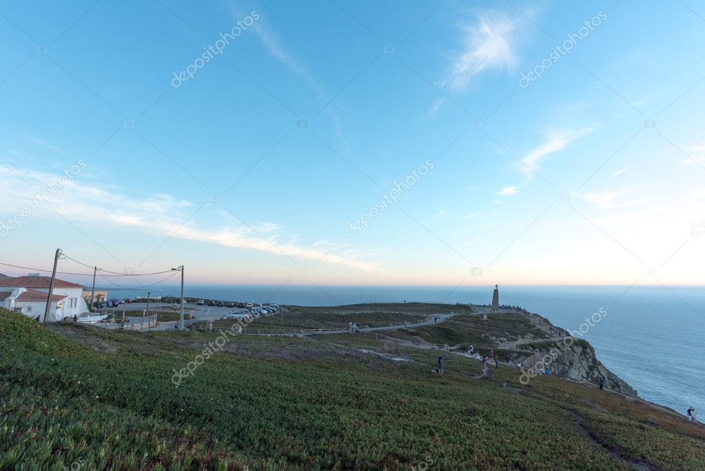 View of Cabo da Roca (Cape Roca), Portugal, the westernmost point of ...