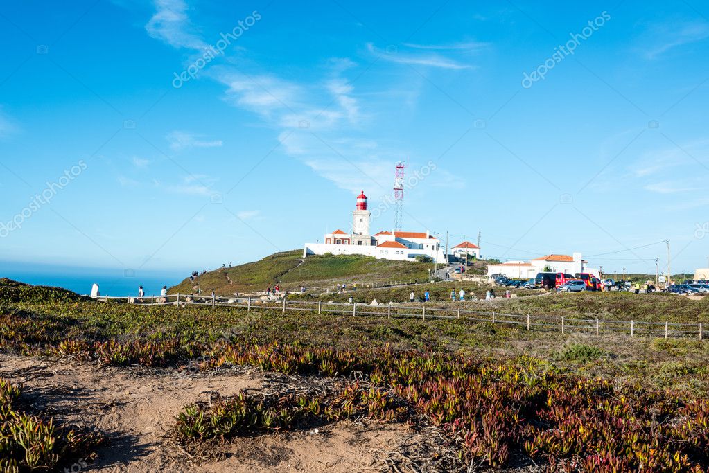 View of Cabo da Roca (Cape Roca), Portugal, the westernmost point of ...