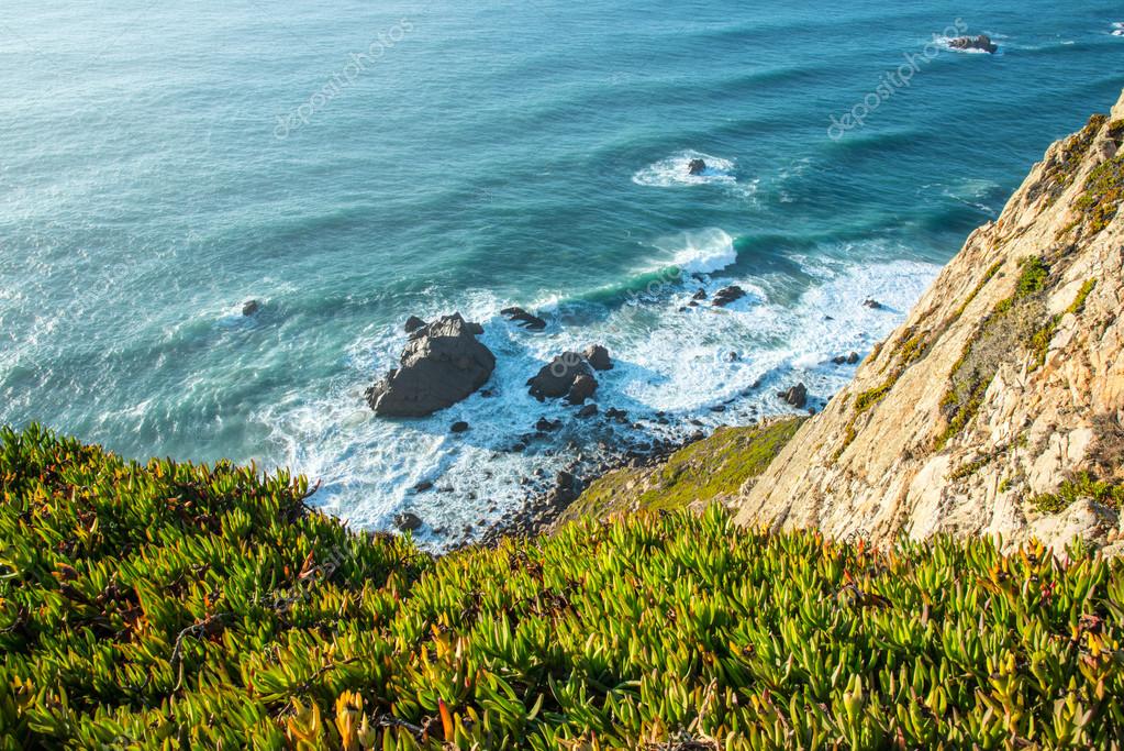 View of Cabo da Roca (Cape Roca), Portugal, the westernmost point of ...