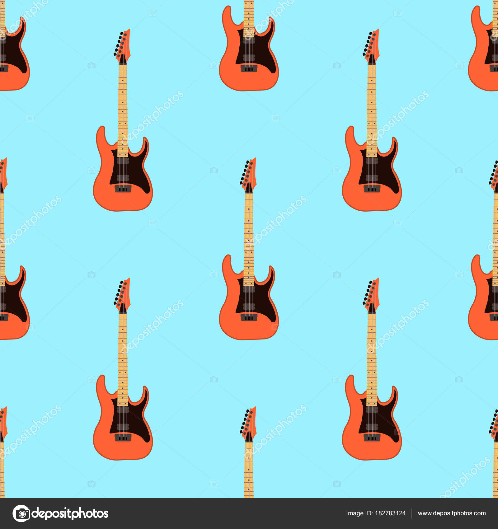 Light Blue Acoustic Guitar