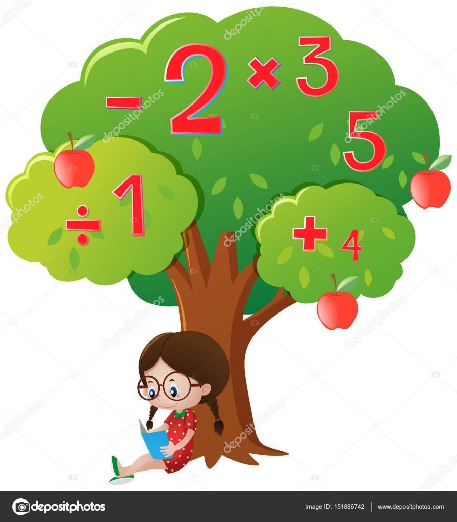 Mathematician Clipart Black And White Tree