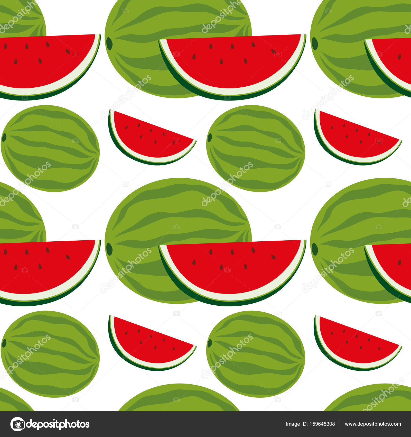 Seamless background design with watermelon Stock Vector Image by ©brgfx ...