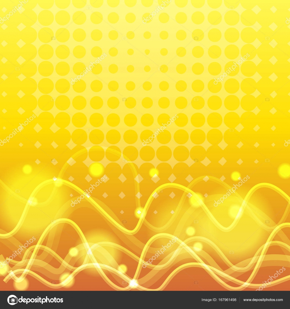 Background template with curve lines in yellow Stock Vector by ©brgfx ...