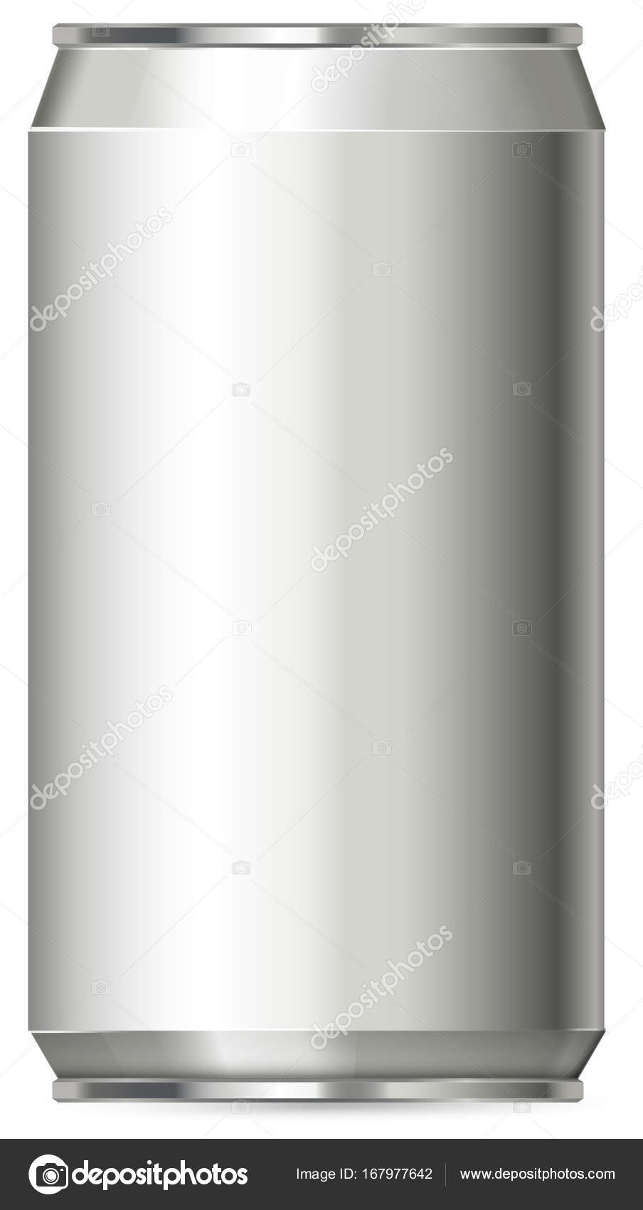Aluminum can design without label Stock Vector by ©brgfx 167977642