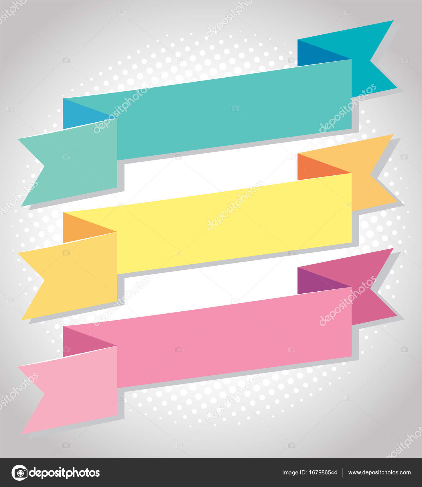 Banner designs in three colors Stock Vector Image by ©brgfx #167986544