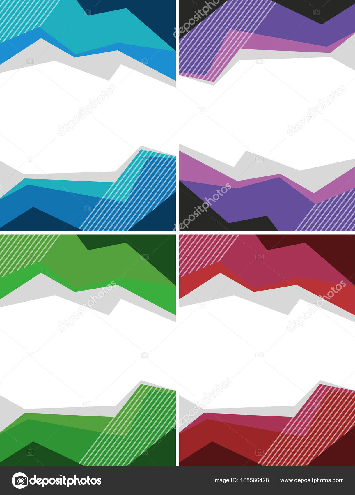 Four background design with different colors Stock Vector by ©brgfx ...