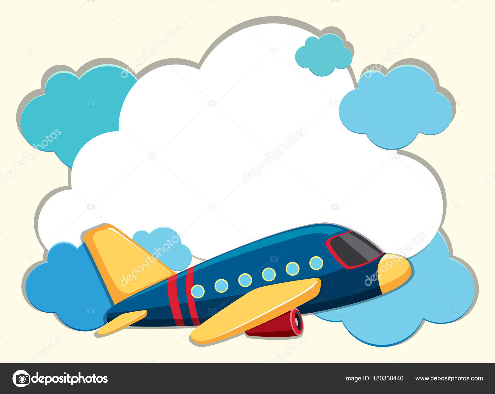Free airplane border clip art