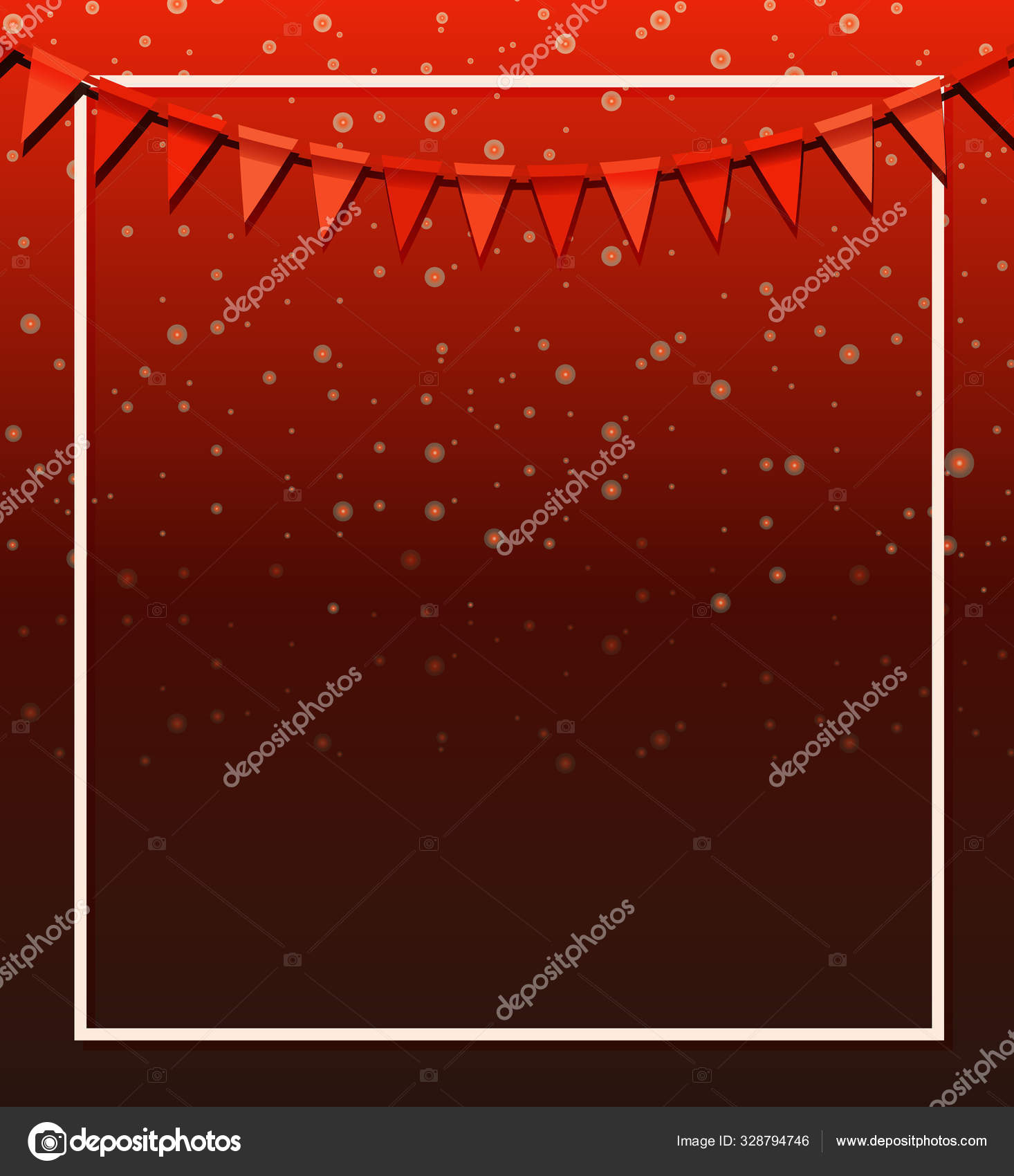 Background design with red flags Stock Vector by ©brgfx 328794746