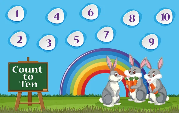 Math Count Number Ten Illustration Stock Vector Image by ©blueringmedia ...