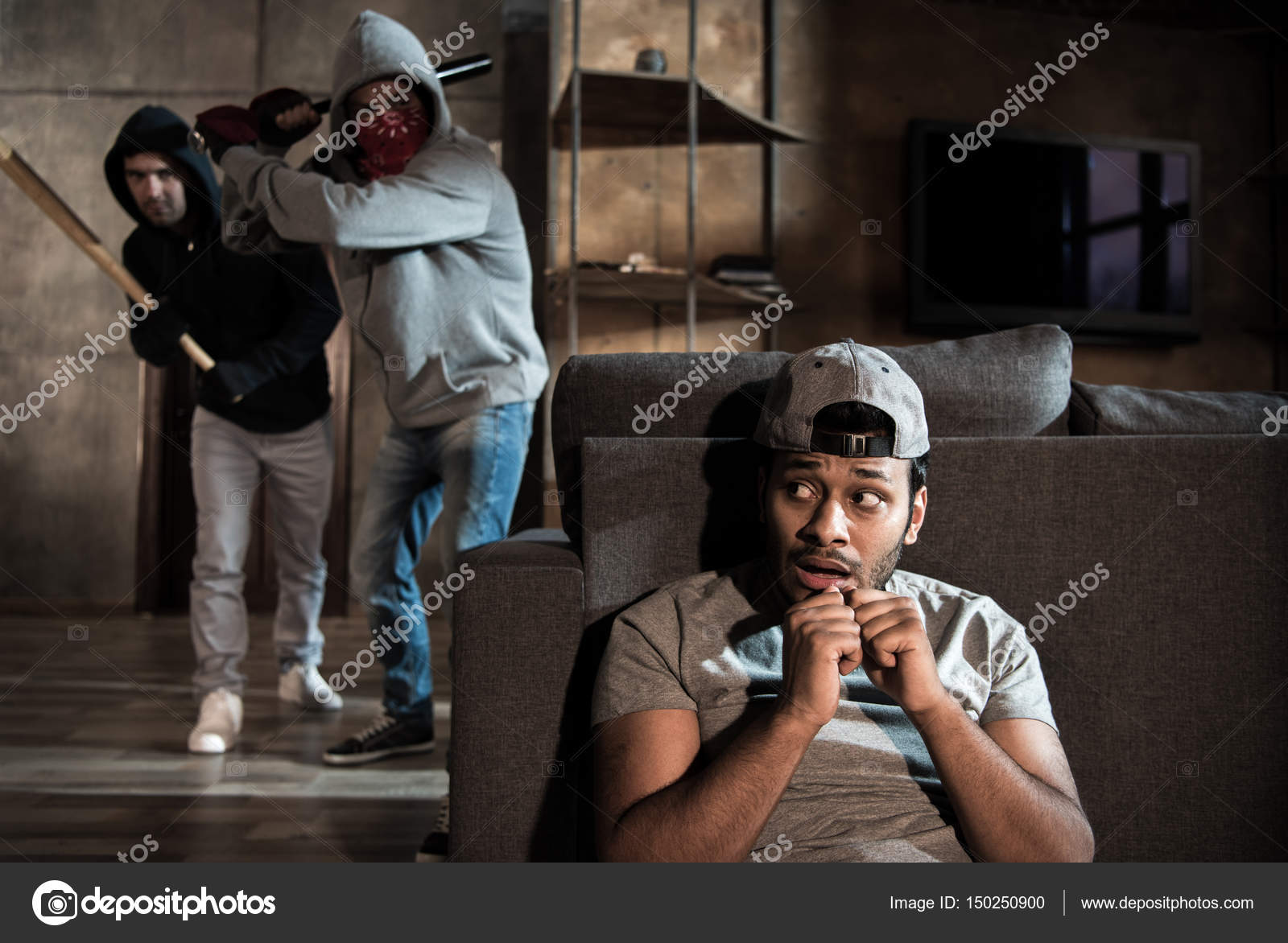 Scared Person Hiding