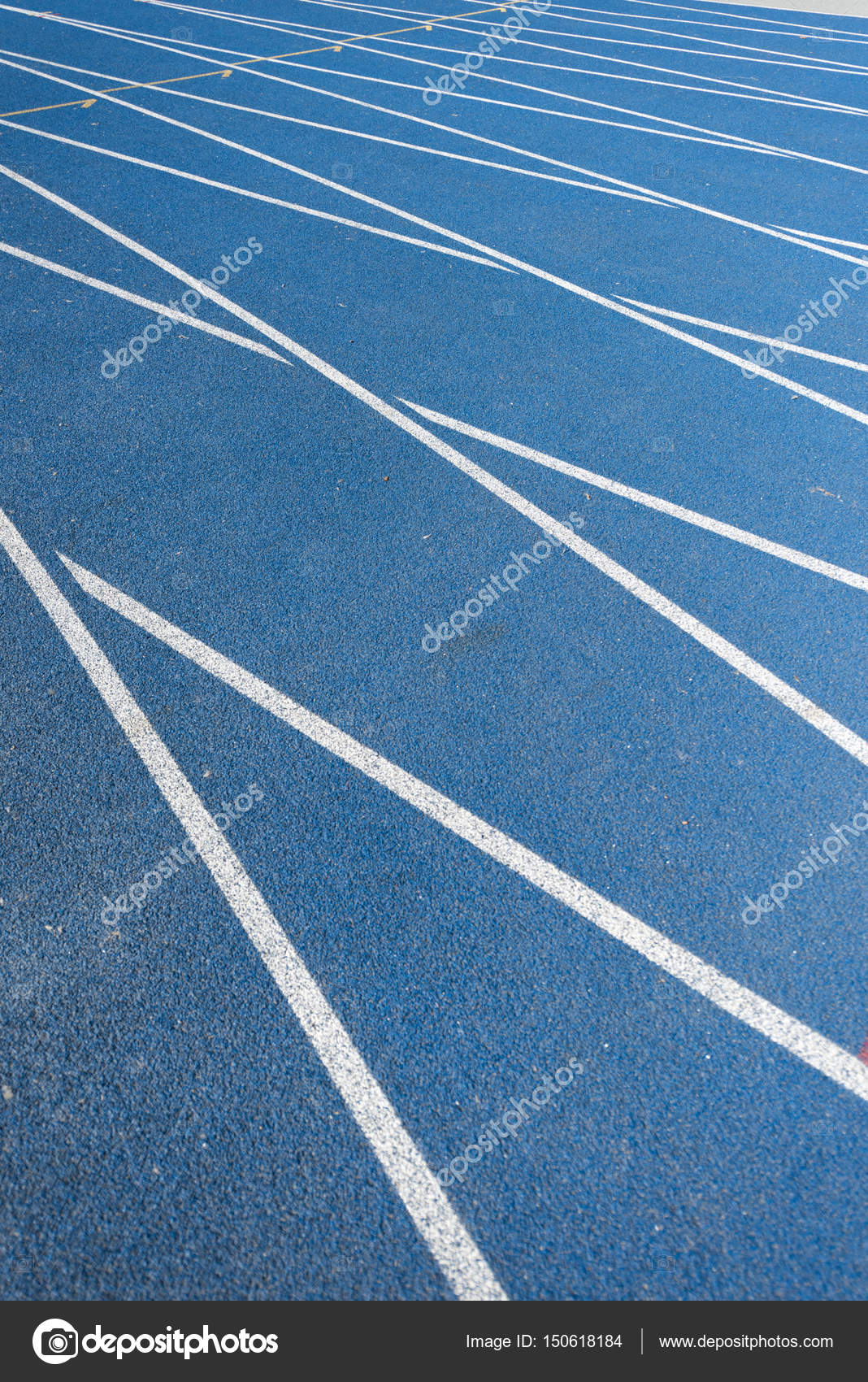 Blue running track — Stock Photo © ArturVerkhovetskiy #150618184 Blue running track — Stock Photo © ArturVerkhovetskiy #150618184