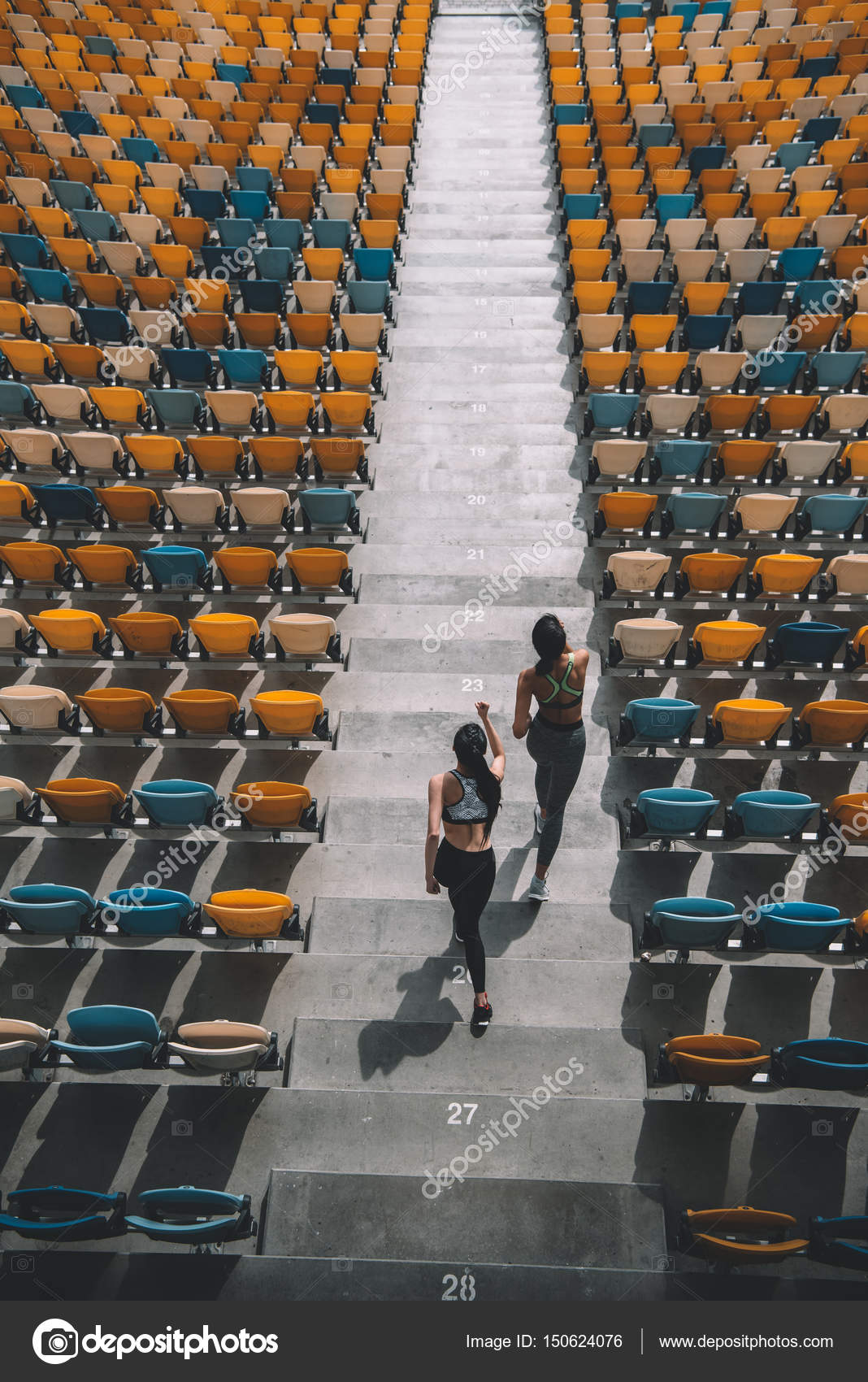 Running Stadium Stairs