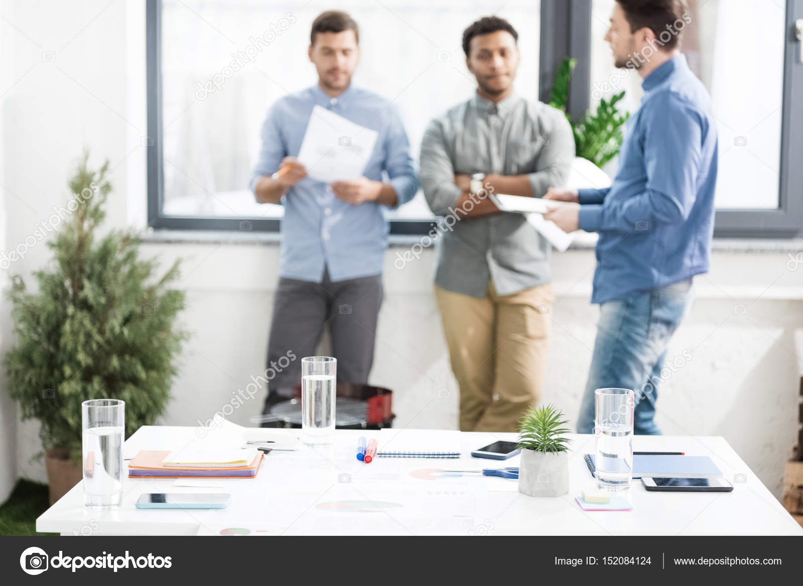Businessmen working on project Stock Photo by ©ArturVerkhovetskiy 152084124