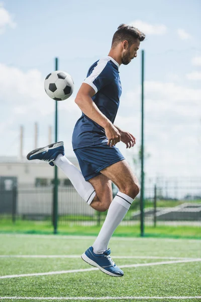 soccer player with ball - Stock Image - Everypixel