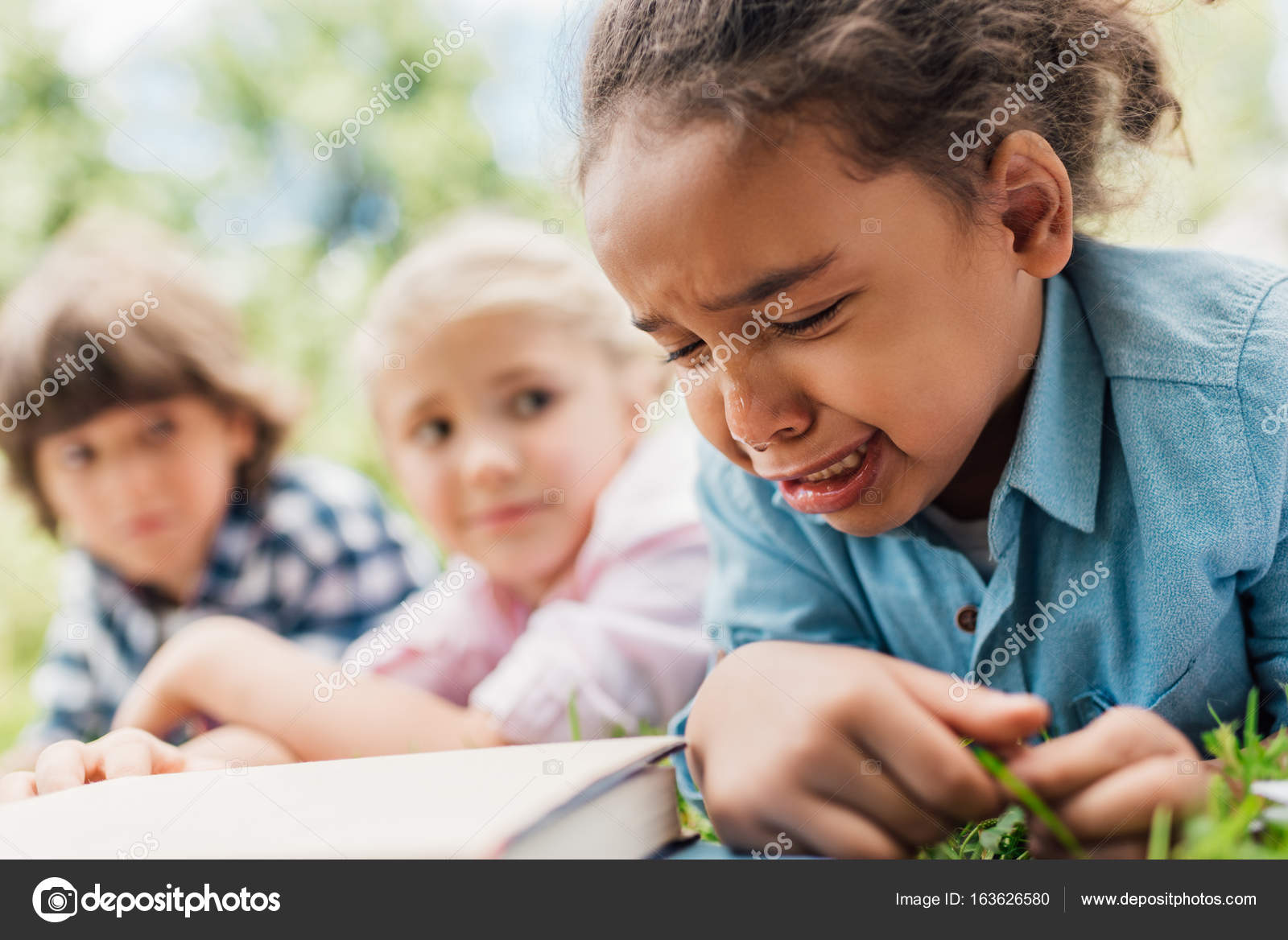 Girls Crying Together